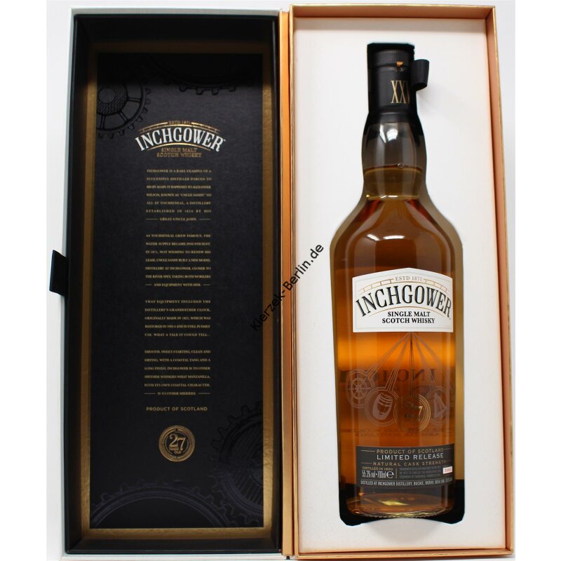 Inchgower Single Malt 27 Jahre Special Releases 2018, 340,00