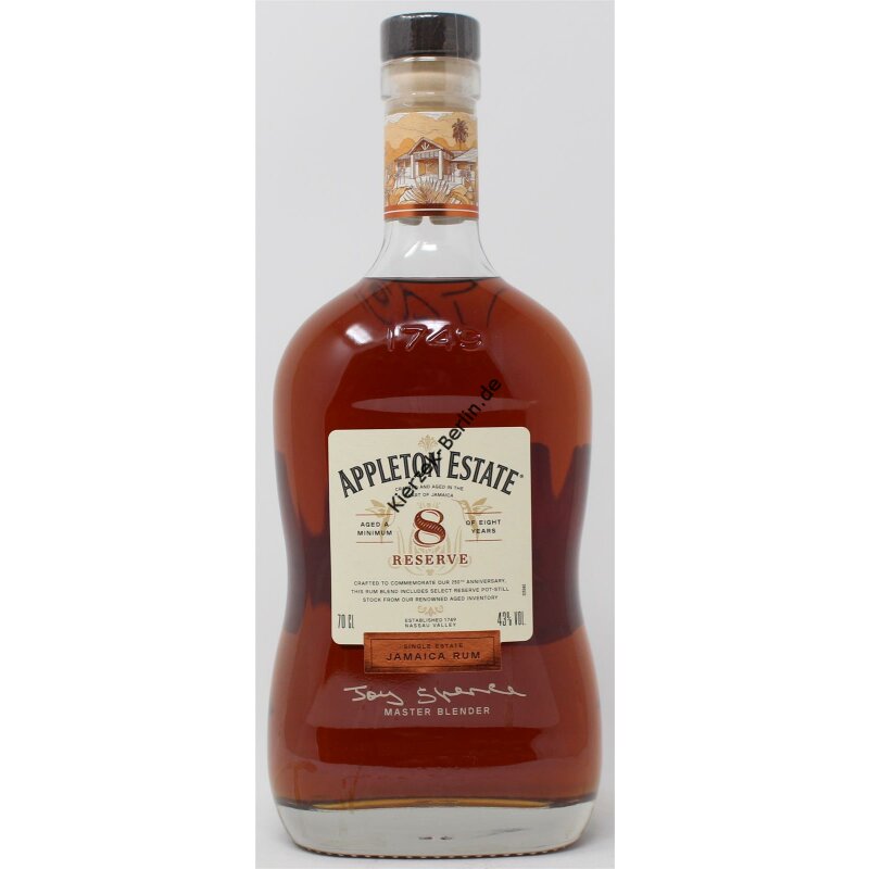 Appleton Estate Reserve Blend 8 Jahre Jamaica Rum, 35,00