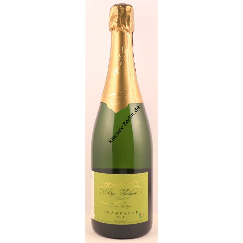 Serge Mathieu Champagner Cuvee Prestige Brut, 47,00