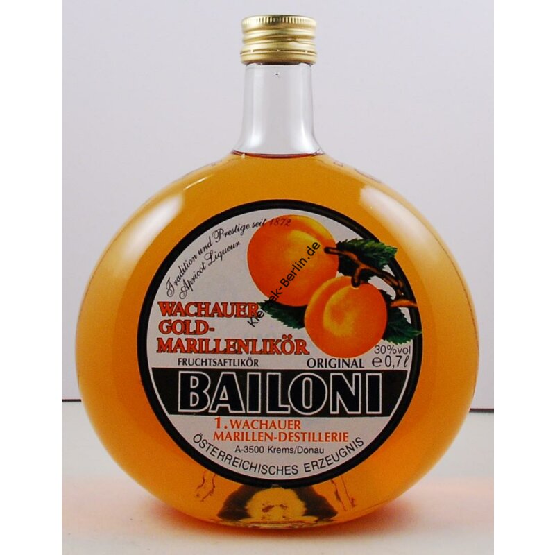 Bailoni Wachauer Gold- Marillenlikör, 17,00